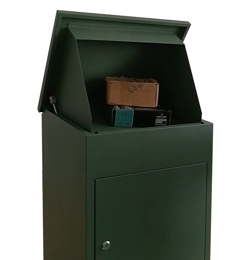 Can a home parcel delivery box accommodate packages of different sizes ...